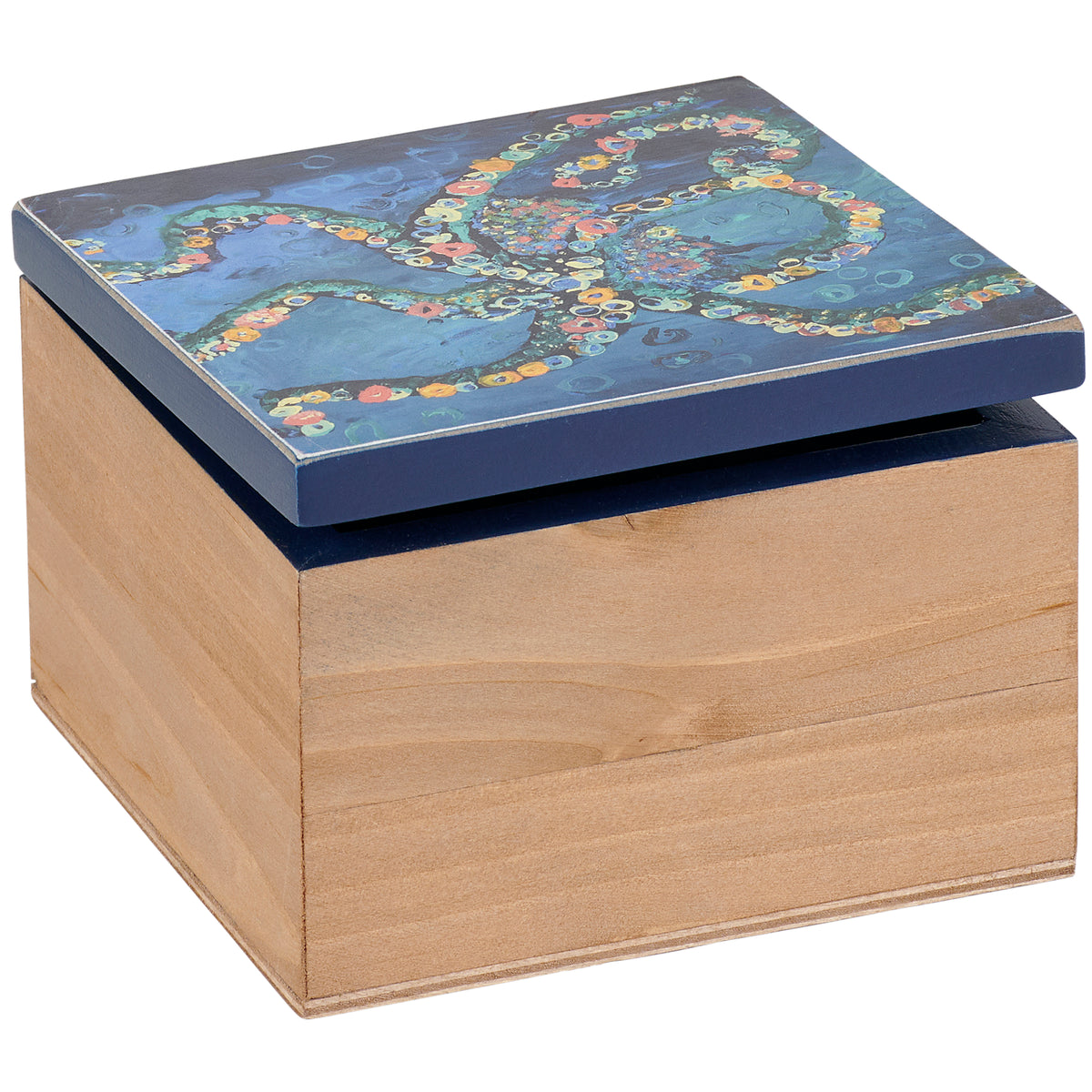 Octopus Hinged Box – Dreaming of the Sea Fabrics