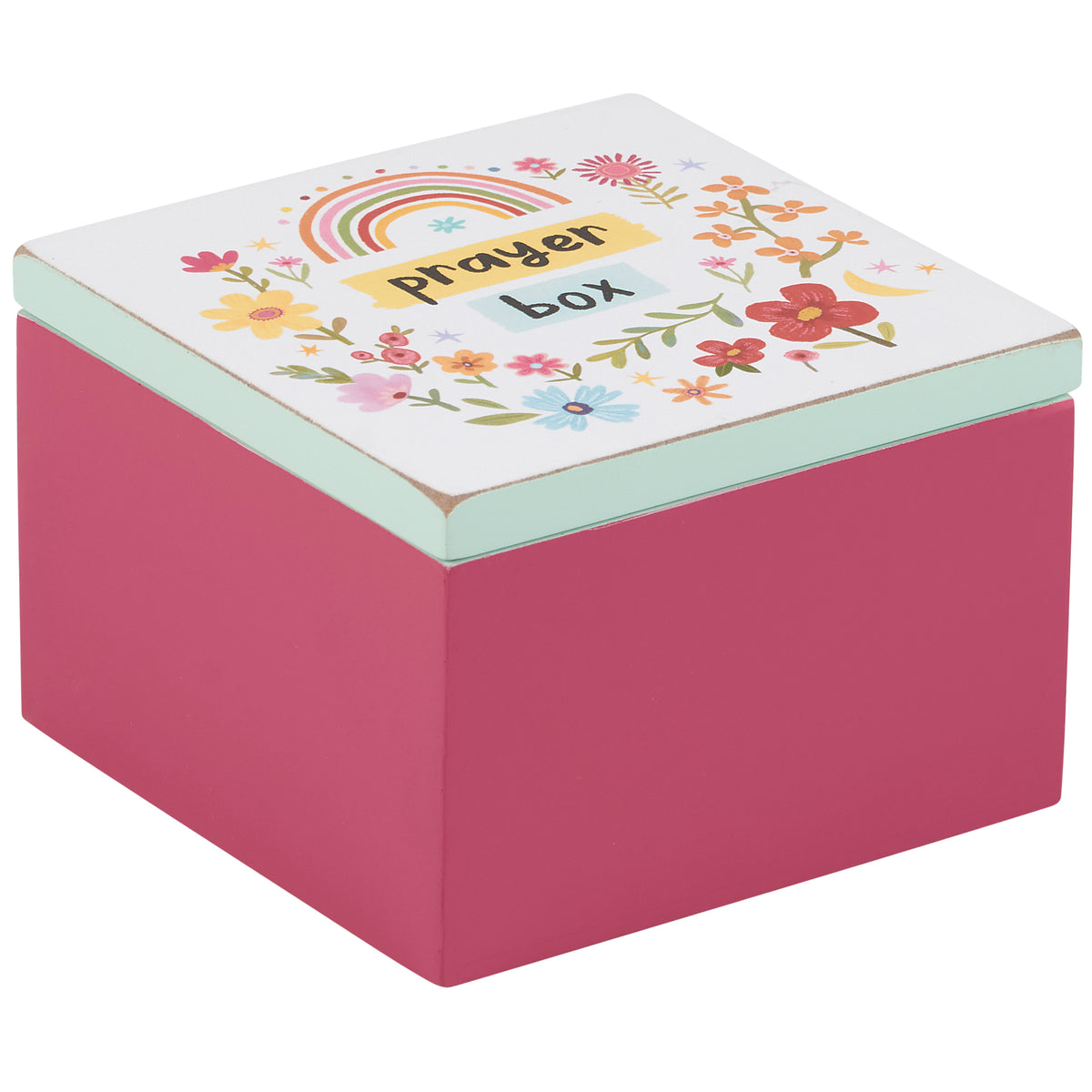 Floral Prayer Box Hinged Box – Dreaming of the Sea Fabrics