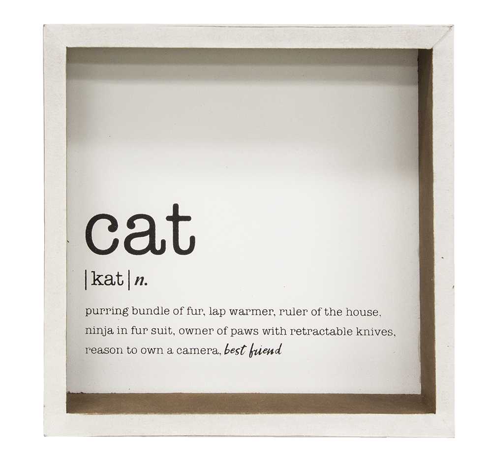 Cat Definition Sign – Dreaming of the Sea Fabrics