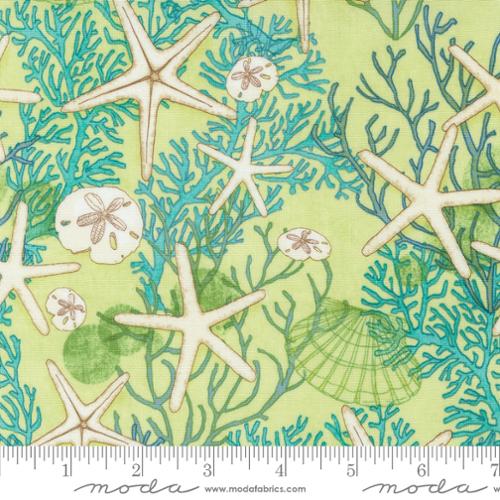 Moda Fabrics - Serena Shores - Beachcomber Kelp - 1/2 YARD CUT ...