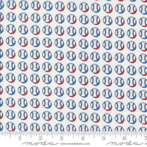 Moda Fabrics - Play Ball - Fastball - 1/2 YARD CUT – Dreaming of the ...