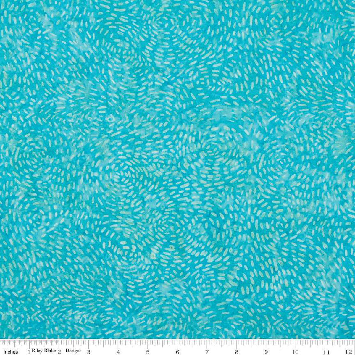 Expressions Batiks by Riley Blake Fabrics - Bayou Blues Cyan - 1/2 YAR ...