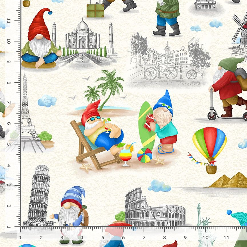 Timeless Treasures - Roaming Gnome - 1/2 YARD CUT – Dreaming of the Sea ...