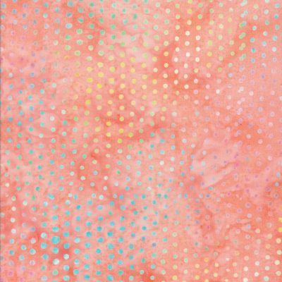 Majestic Batiks - Dots Pastel on Peach - 1/2 YARD CUT – Dreaming of the ...