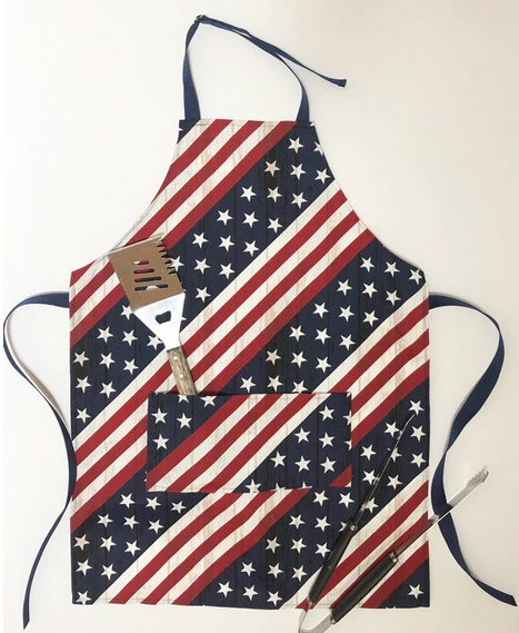 American Flag Apron – Dreaming of the Sea Fabrics