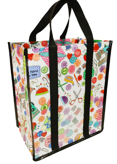 Reusable Shopping Swag bag - Sewing Themed – Dreaming of the Sea Fabrics