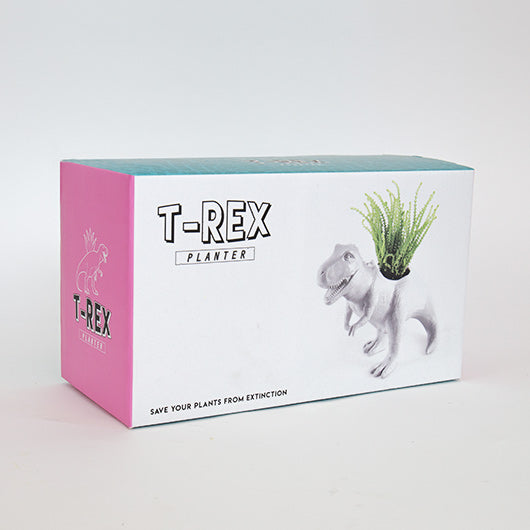 T-Rex Planter – Dreaming of the Sea Fabrics